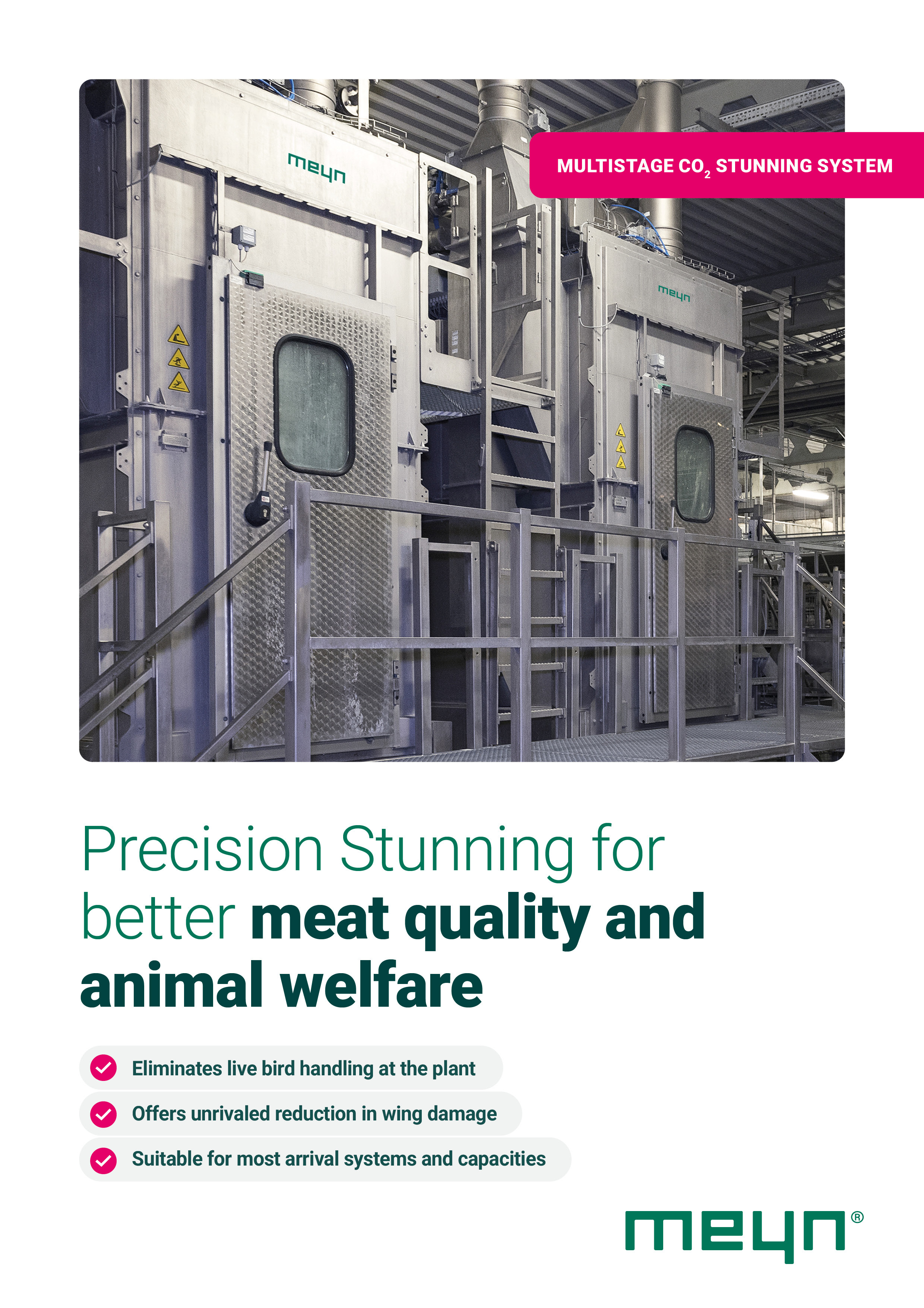 Meyn | Multistage CO2 Stunning System